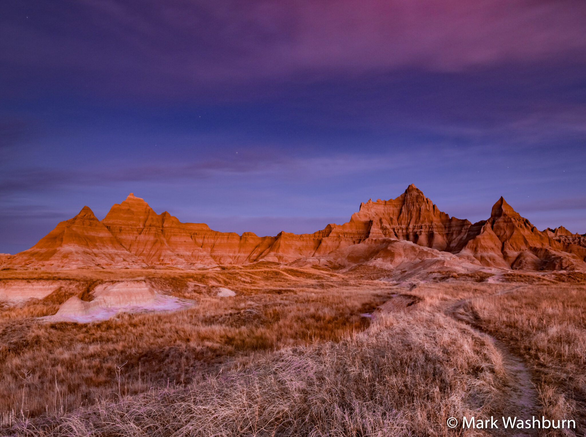 Predawn At Cedar Pass – Badlands National Park